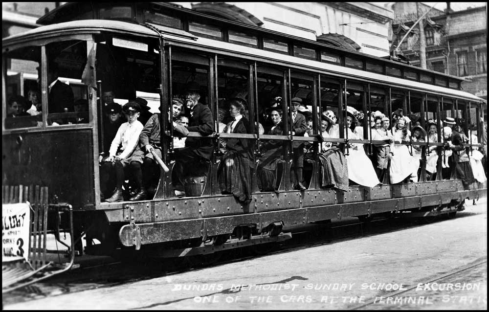 Sunday School Excursion in Open Car – McMaster Fine Art