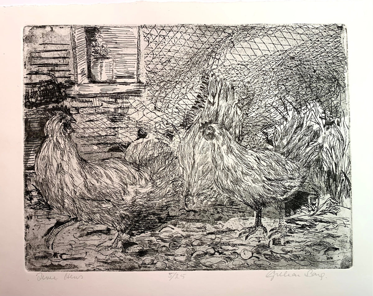 Three Hens – McMaster Fine Art