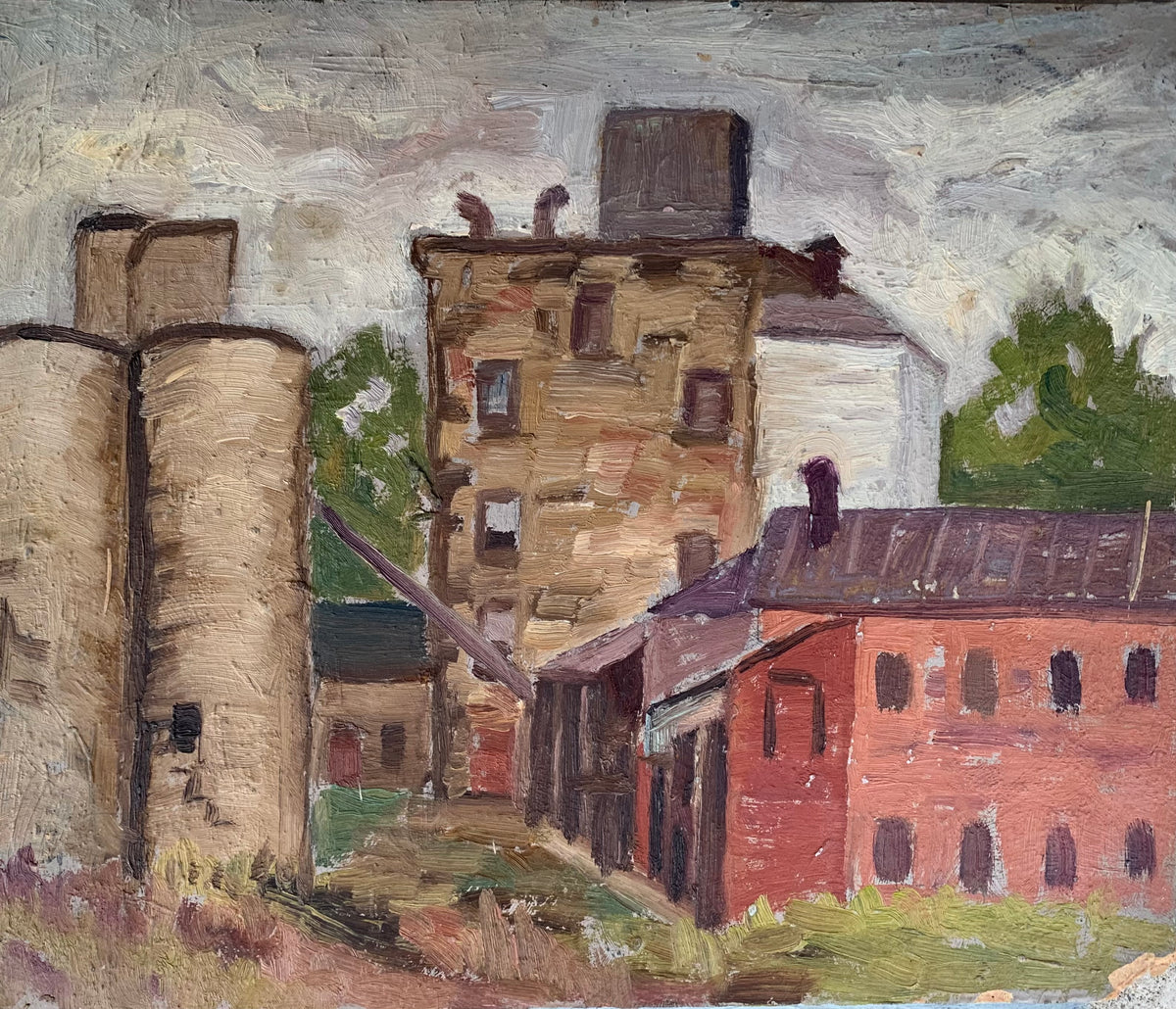 January Thaw by Old Mills in Fergus, Ontario – McMaster Fine Art